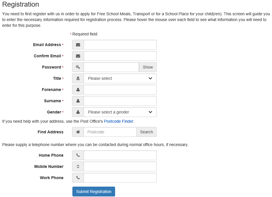 Create A Portal Account